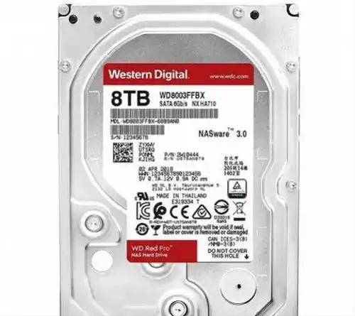 Жесткий диск WD SATA 8TB 6GB/S 256MB RED PRO (wd80