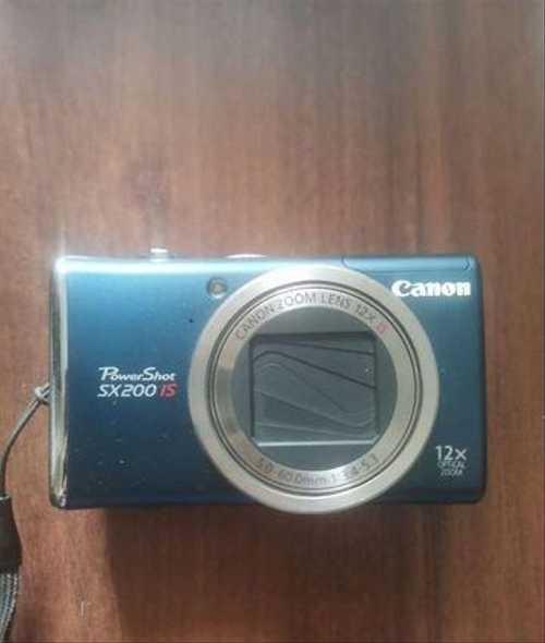 Компактный фотоаппарат canon powershot sx200 is