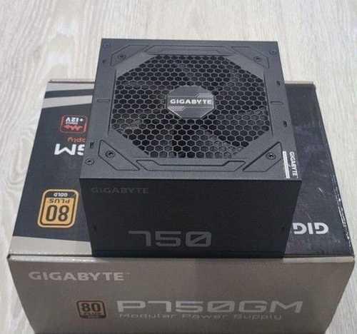 Блок питания gigabyte GP-P750GM, 750 Вт, Gold