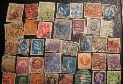 Иностранные марки начала 20 века 148 шт