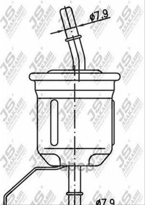 Фильтр топливный toyota LC150 4.0 10- FS3213 JS