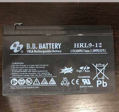 Аккумулятор АКБ BB Battery 12 V