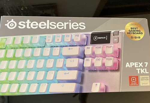 Игровая клавиатура steelseries apex 7 TKL ghost