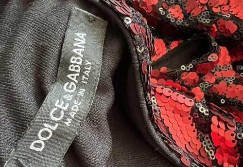 Платье D&G с открытой спиной