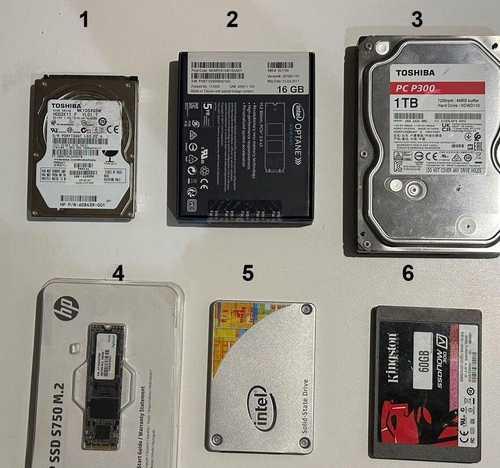 Ssd, M2, HDD диски Toshiba, intel, Apacer, Kingsto