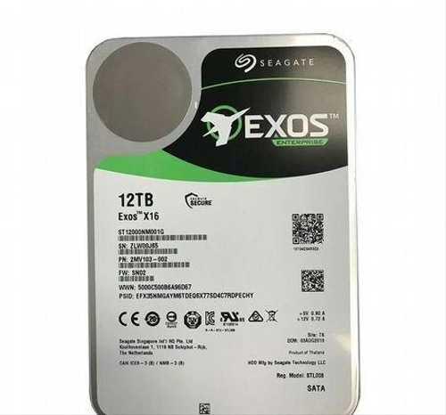 12Tb SATA seagate exos X16 Enterprise 2шт