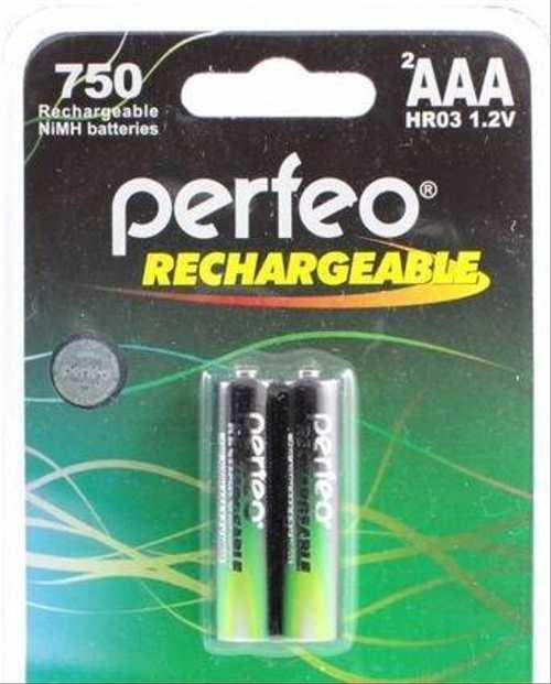 Perfeo AAA 750mAh/2BL Аккумулятор