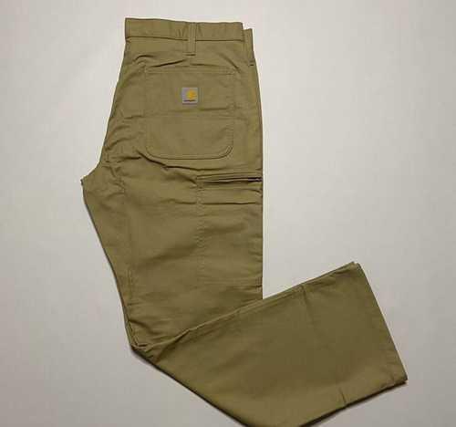 Брюки Carhartt Canvas Work Relaxed fit Khaki