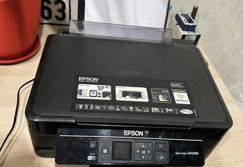 Цветной принтер epson SX430W