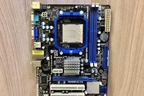 Плата ASRock Socket-AM3+ 960GM-S3 FX