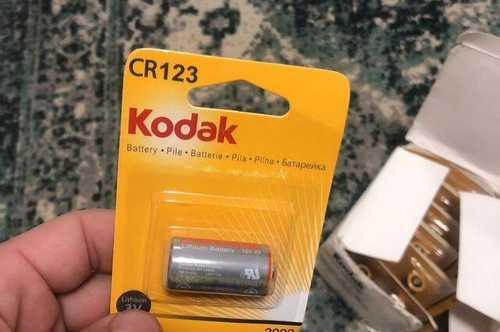 Батарейка kodak cr 123 новые срок 2022