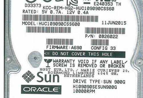 Серверный жесткий диск hgst 2,5" 900 Гб SAS