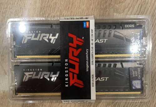 Оперативная память Kingston Fury Beast 32Gb DDR5
