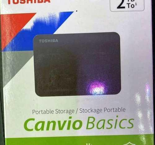 Внешний жесткий диск 2 тб toshiba canvio basics hd