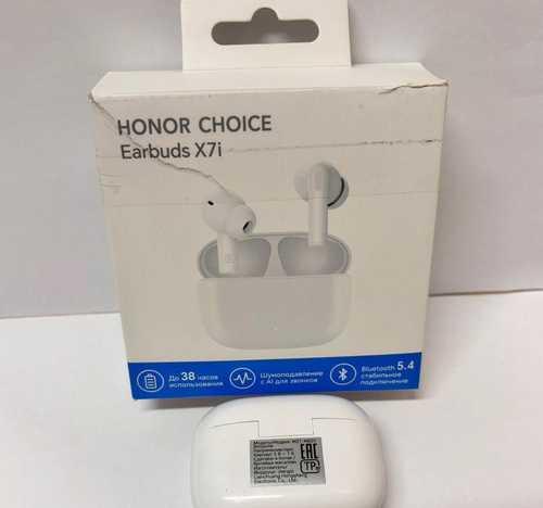 Беспроводные наушники honor choice earbuds x7i