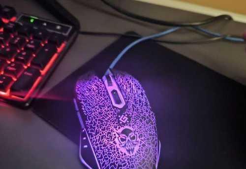 Игровая мышь проводная с подсветкой