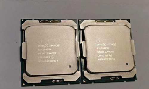 2шт Intel Xeon E5-2680 v4 14/28 3.3Ghz Трейдин