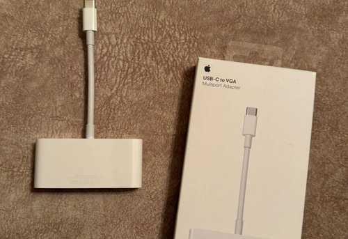 Переходник Apple Multiport (USB-C, VGA, USB)