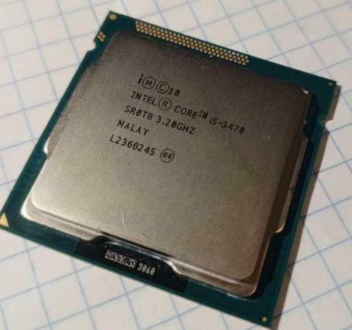 Процессор Intel core i5 3470 srot8 3.20GHZ