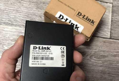 Медиаконвертер d-link DMC-G01LC