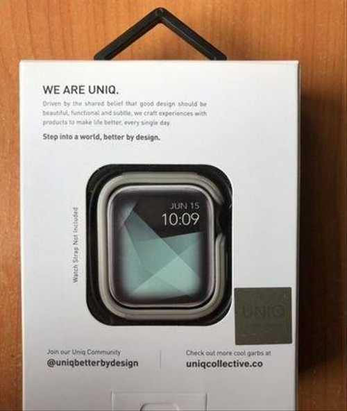 Uniq valencia бампер для Apple Watch 44мм