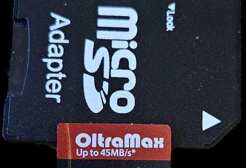 Карта памяти MicroSD 64 гб 10 класс