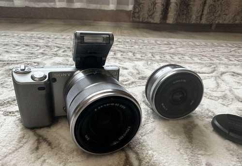 Фотоаппарат Sony nex5 с доп.объективом