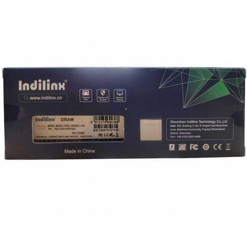 8гб DDR3 1600мгц indilinx IND-ID3N16SP08X