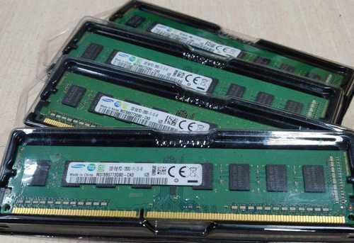 Озу 8 Гб DDR3/1600Мгц/4шт*2Gb/Samsung