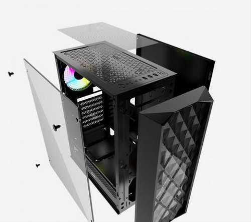 Корпус ATX Powercase Diamoin Mesh Led