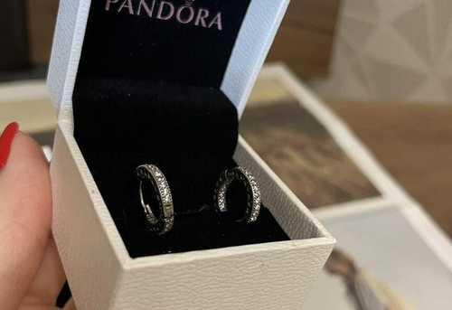 Пандора Pandora серьги Новые