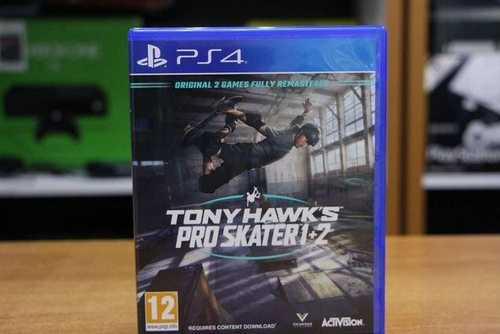 Tony Hawk's Pro Skater 1+2 (PS4, англ, бу)