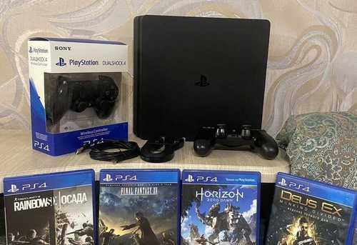 Sony PS4 Slim + 23 игры