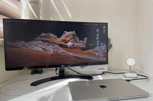 Ультраширокий IPS монитор 29" LG 29UM68-P