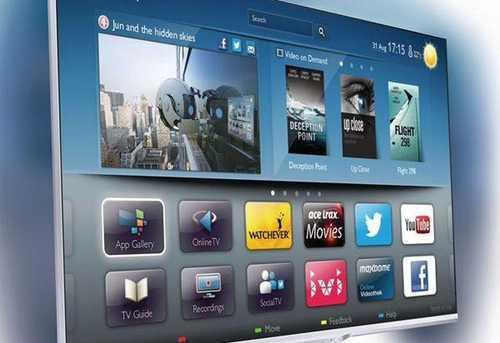 Телевизор SMART tv philips 47pfl7108s/60 - 120см