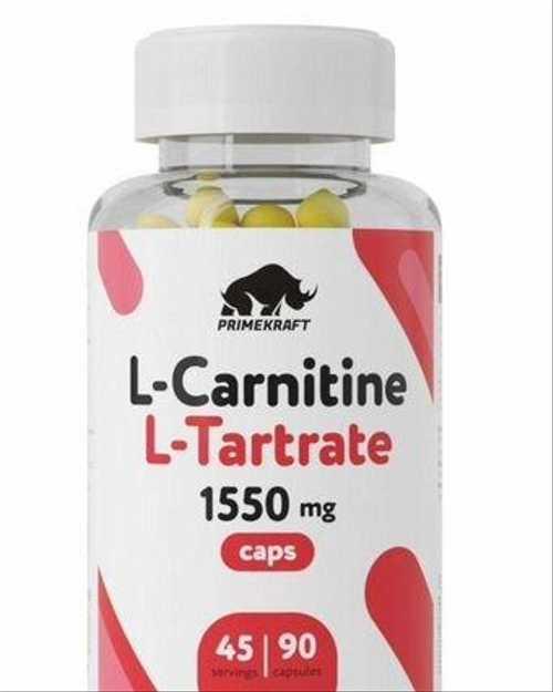 L-Карнитин тартрат, Prime Kraft, 90 шт