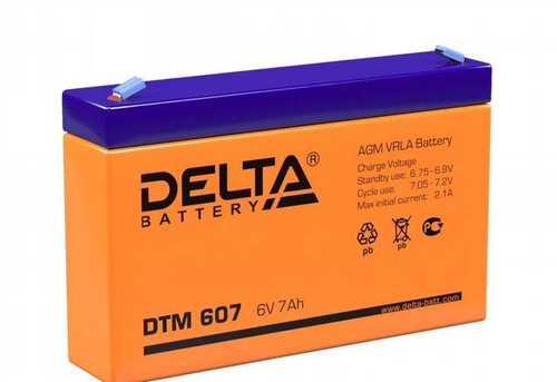 АКБ Delta DTM 607 6В 7А/ч