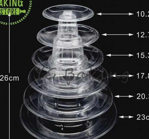 Башня для макарон Dorica MDS-1- 6 layer