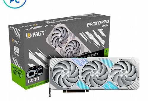 Видеокарта RTX4070Ti Palit gamingpro white OC 12G