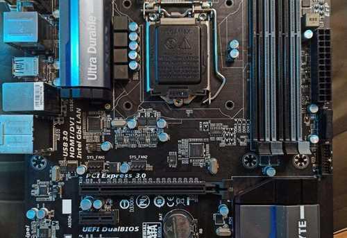 Материнская плата gigabyte ga-z87-d3hp, s 1150