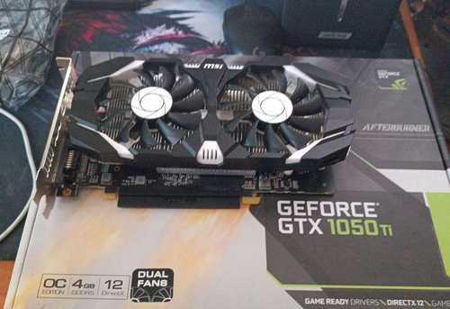 Видеокарта gtx 1050 ti 4gb