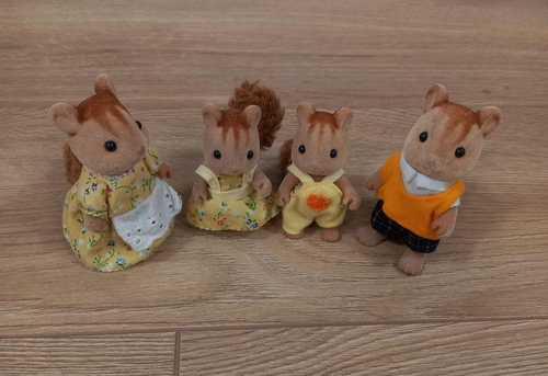 Sylvanian families семья "Белочек"