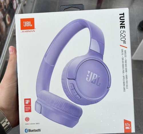 Беспроводные наушники jbl tune 520bt purple