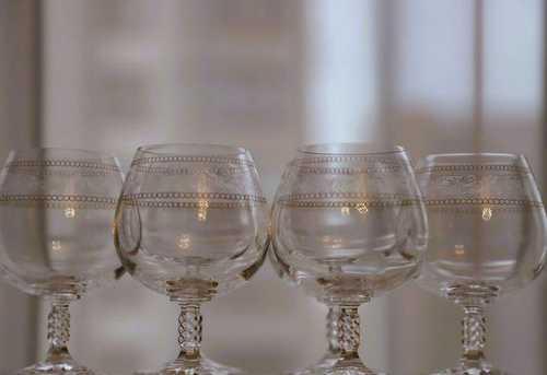 Хрустальные бокалы для коньяка, стаканы