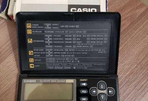 Банк данных Casio электронная записная книжка