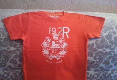 Ярко-оранжевая футболка ф Ralph Lauren