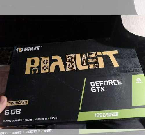 Видеокарта gtx 1660 super 6gb palit