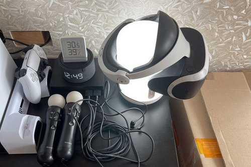 Sony Playstation VR шлем. Полный набор