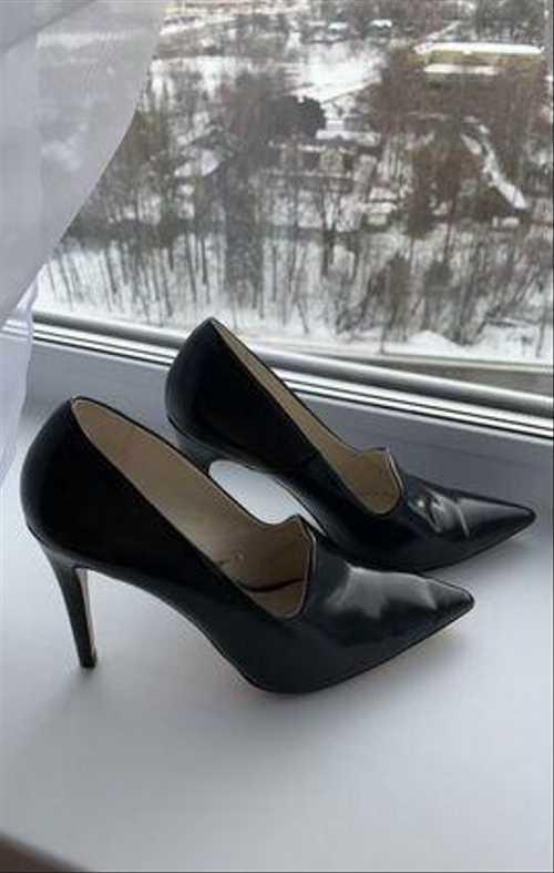 Туфли женские zara 38 размер черные