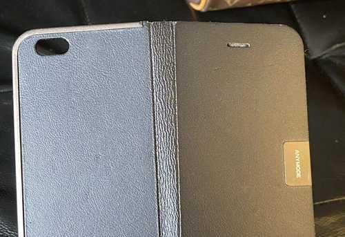 Чехол для iPhone 6, натуральная кожа, книжка